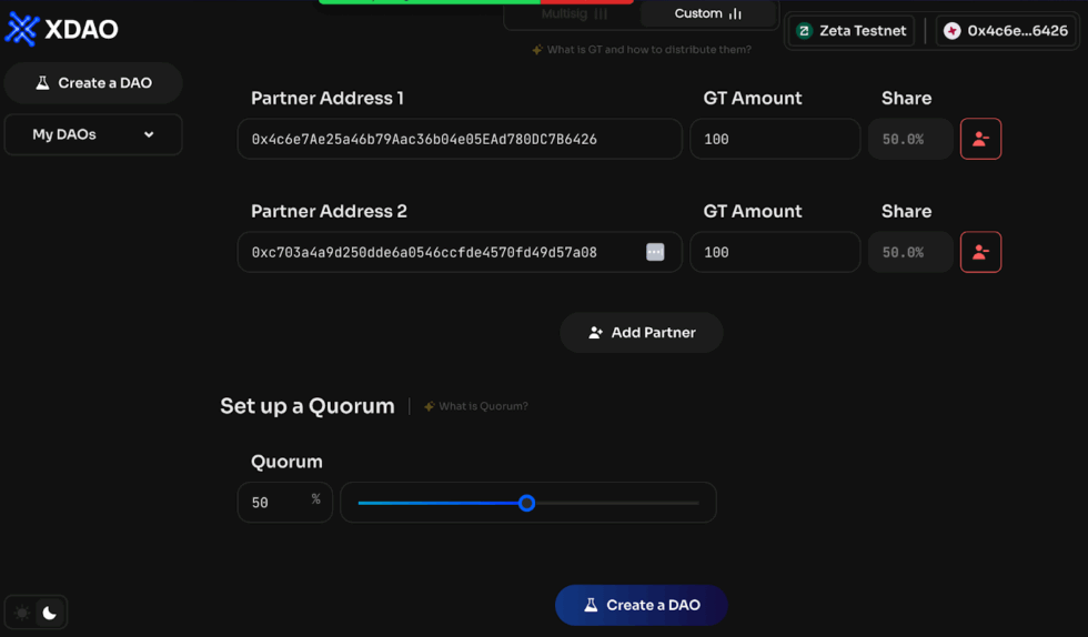 Create DAO - Kambria